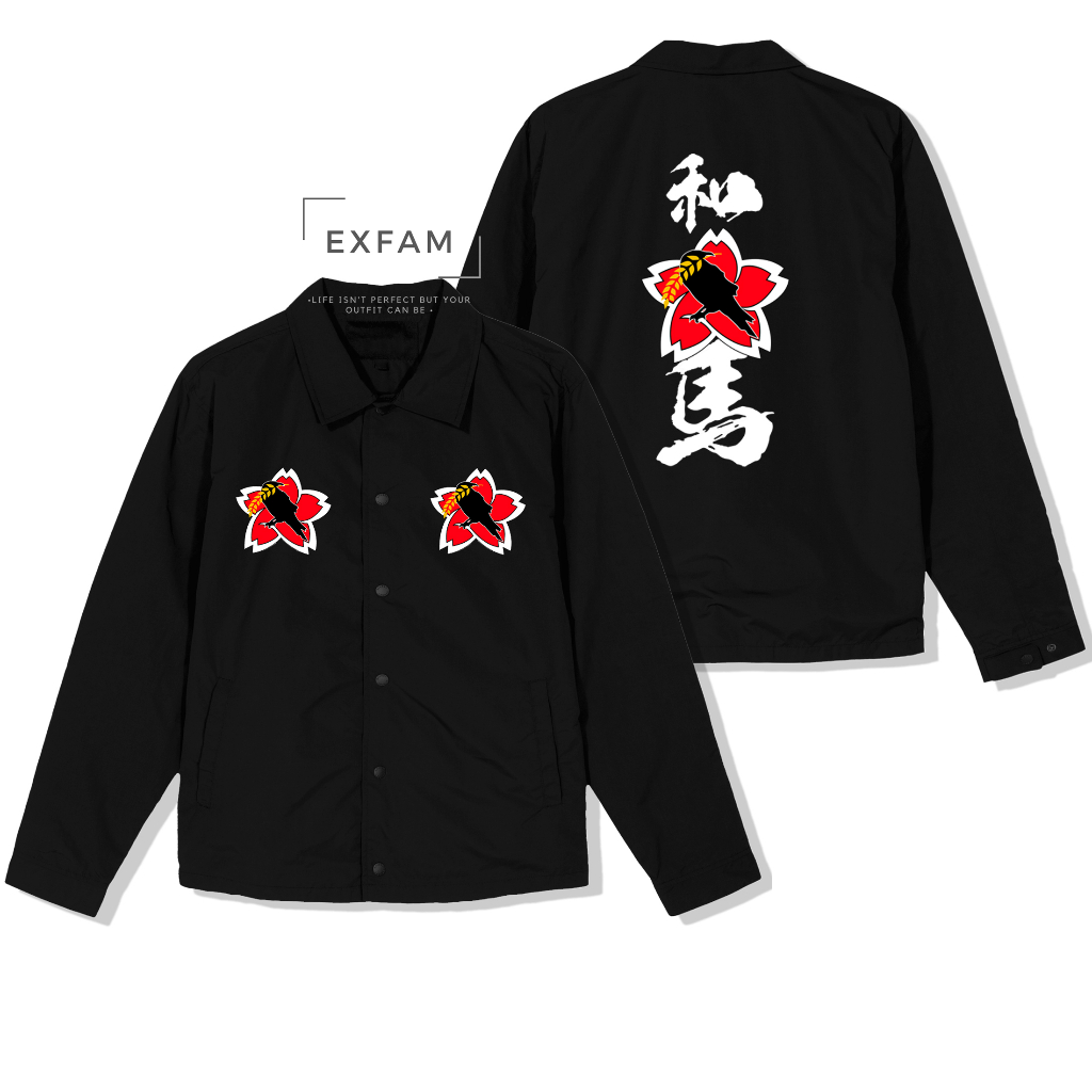 Jual Jaket Coach Kazuma Crew Wind Breaker Kaneshiro Komik Korea ...