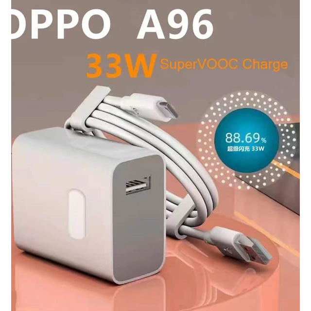 Jual Charger OPPO Reno 7 7z 8z 8T 4G A57 A74 A95 A76 A96 33W SuperVooc ...
