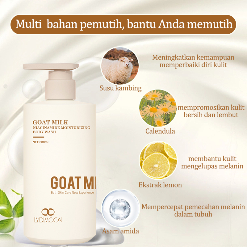 Jual Sabun pemutih badan Sabun mandi cair Whitening body wash 800ml ...