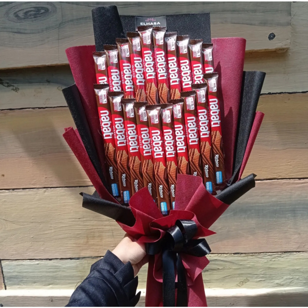 Jual Buket Snack Nabati cokelat - buket snack murah - bucket jajan ...