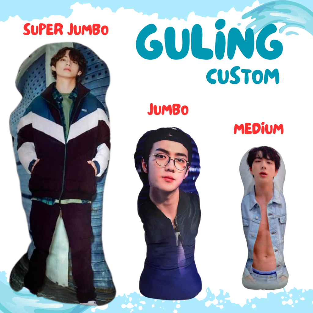 Jual GULING SUPER JUMBO 150 X 65 CM / GULING CUSTOM JUMBO 100X50CM ...