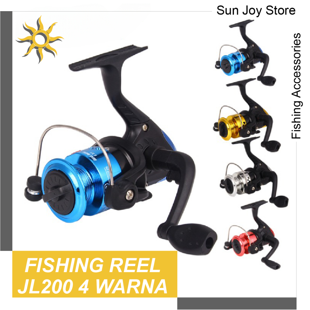 Jual REEL PANCING JL200 4KG DRAG MURAH KUAT MATERIAL BESI METAL DAN ...