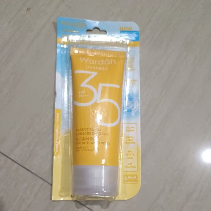 Jual WARDAH UV SHIELD SUNSCREEN SPF35++ 40ml kemasan baru | Shopee ...
