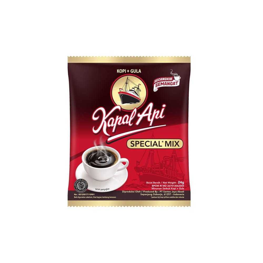 Jual KOPI KAPAL API SPECIAL MIX 25gr RENCENG ( ISI 10 ) | Shopee Indonesia