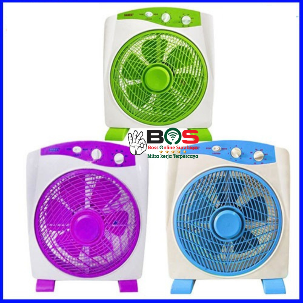 Jual Box Fan Sanex Kipas Angin Kotak 12 Inch SB 818 / SB-818 | Shopee ...