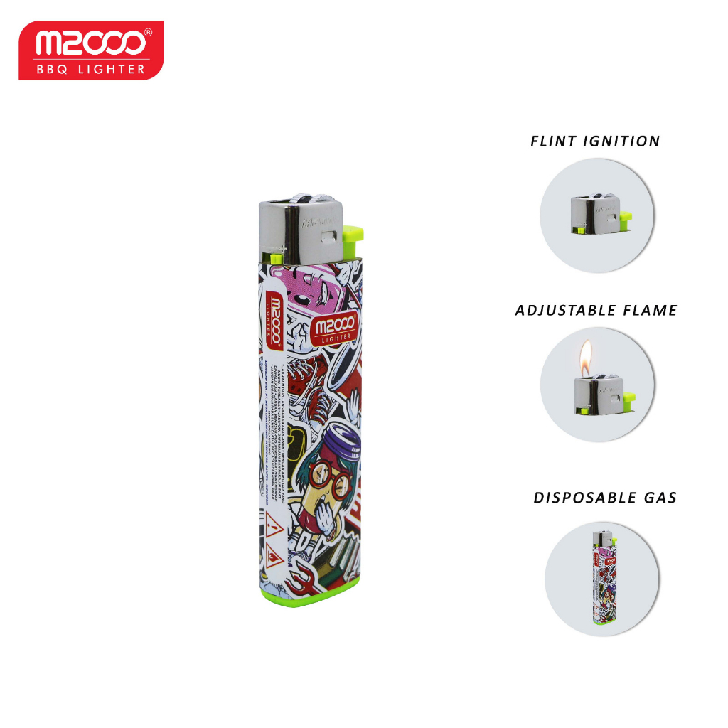 Jual M-2000 PC-004 | Korek Disposable Gas Lighter retail | Shopee Indonesia