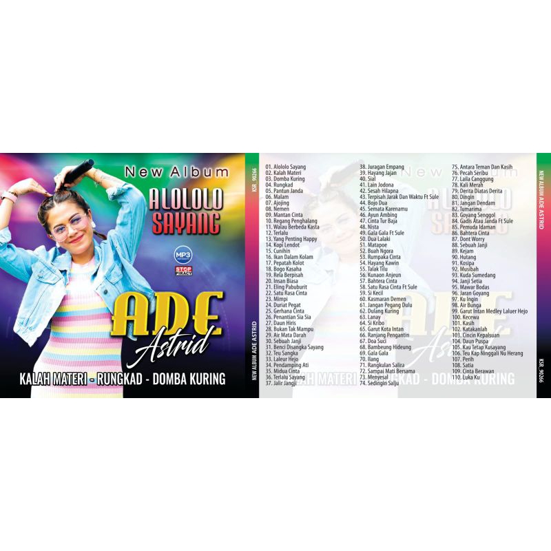 Jual Kaset Audio Lagu Mp3 Bajidor Sunda Terbaru Ade Astrid alolo sayang ...