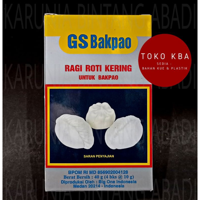 Jual Ragi instant kering GS Bakpao Pengembang Khusus Bakpau ( 1 bungkus ...