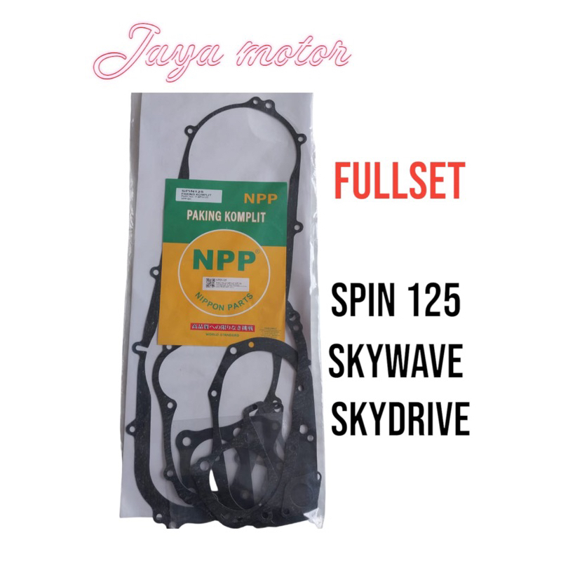 Jual Paking gasket Fullset Spin 125 skywave skydrive hayate Suzuki Npp | Shopee Indonesia