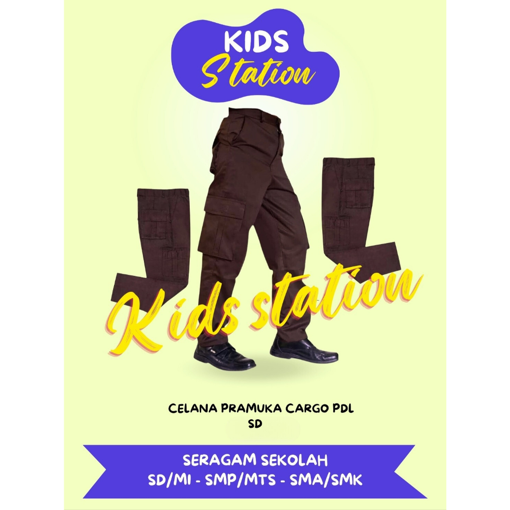 Jual Seragam Sekolah Celana Panjang SD MI Pramuka PDL Cargo Saku 6 ... Jual Seragam Sekolah Celana Panjang SD MI Pramuka PDL Cargo Saku 6 ...