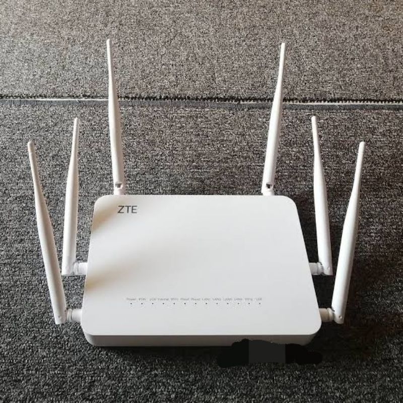 Jual Modem ONT ZTE F670 Premium Dualband 5G Antena 6 FO Port Biru ...