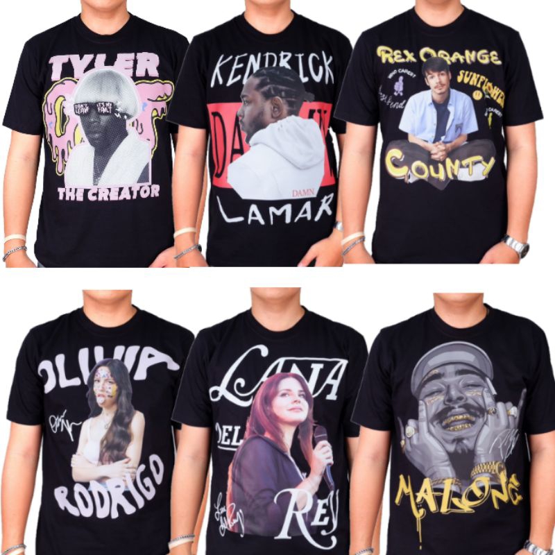 Jual KAOS ARTIST SINGER RAPPER POST MALONE LANA DEL REY OLIVIA RODRIGO ...