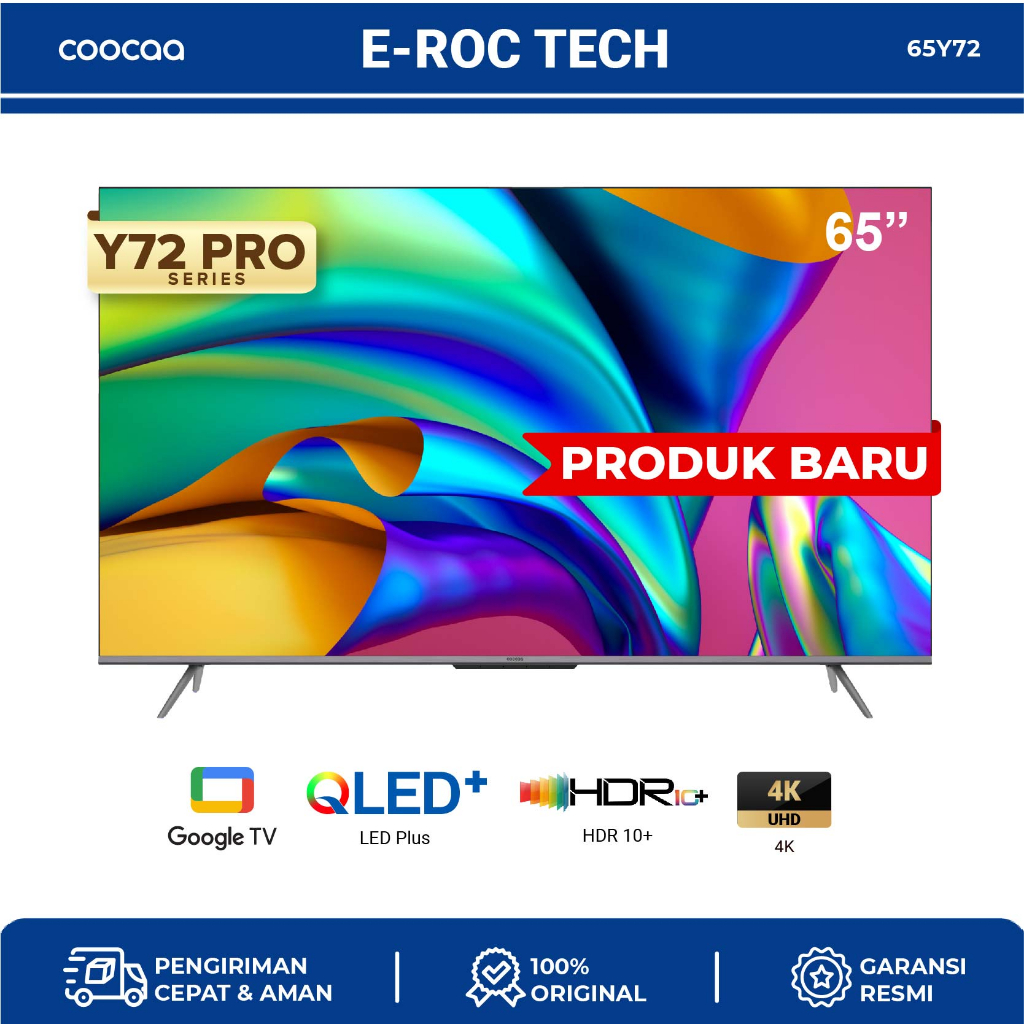 Jual COOCAA Google TV 65 Inch Smart LED TV - Netflix & Youtube - Dolby ...