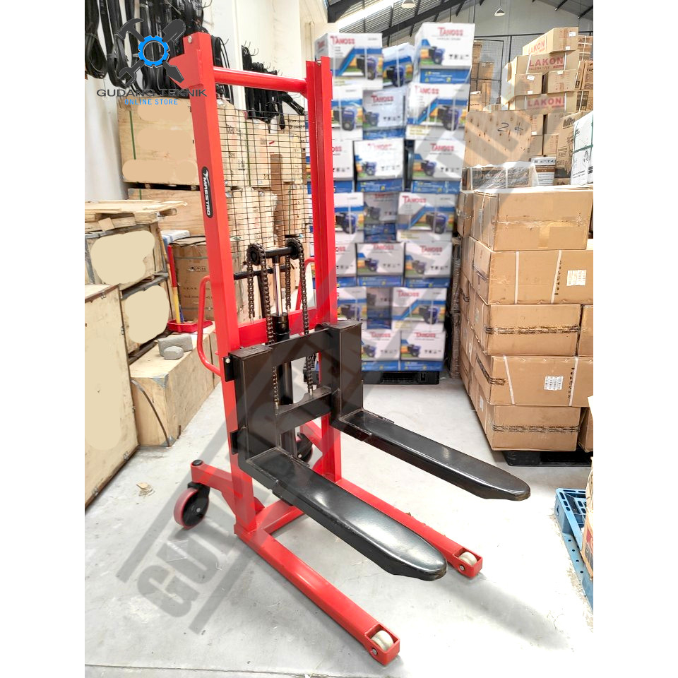Jual Manual Stacker 1 Ton MAESTRO 1.6 Meter / Hand Stacker Manual 1T ...
