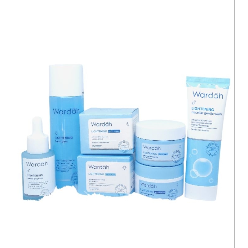 Jual Wardah Lightening Series - Skincare Kulit Kusam - Glowing - Mencerahkan | Shopee Indonesia