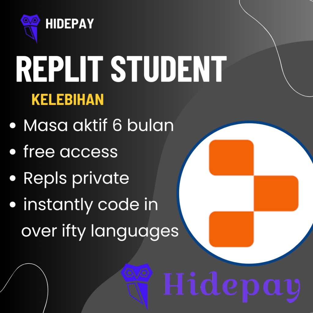 Jual Replit Based IDE Student Masa aktif 6 Bulan | Shopee Indonesia