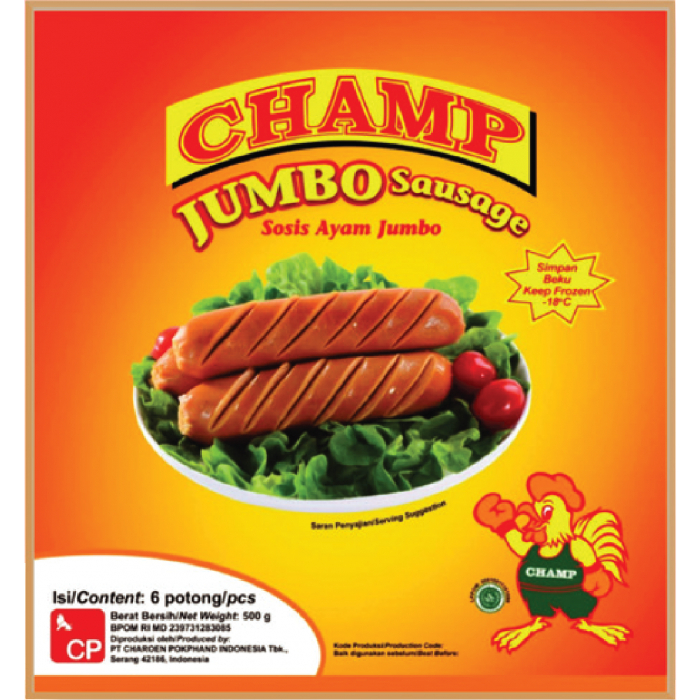 Jual Champ Ssg Jumbo Bakar 500 GR/PAC | Shopee Indonesia