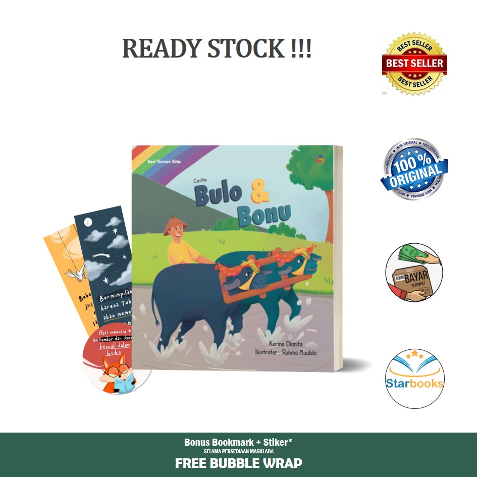 Jual Buku Cerita Bulo & Bonu: Seri Teman Kita - Terang Sejati (Anak ...