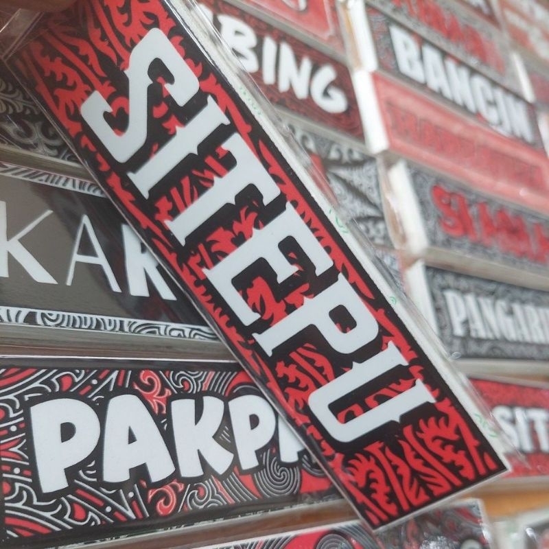 Jual Stiker Marga Batak minimal Pengiriman 3 pcs | Shopee Indonesia
