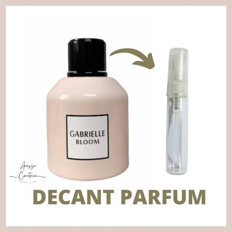 Jual DECANT Fragrance World Gabrielle Bloom BOTOL KACA | Shopee Indonesia