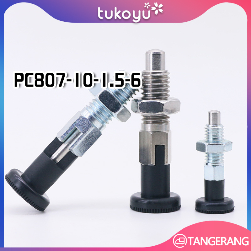 Jual Self Locking Index Plunger Pin M10 Stainless Steel/Pin Plunger ...