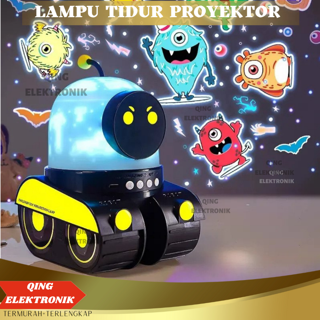 Jual Lampu Proyektor Lampu Tidur Bentuk Mobil Lampu Hias Hadiah Anak ...