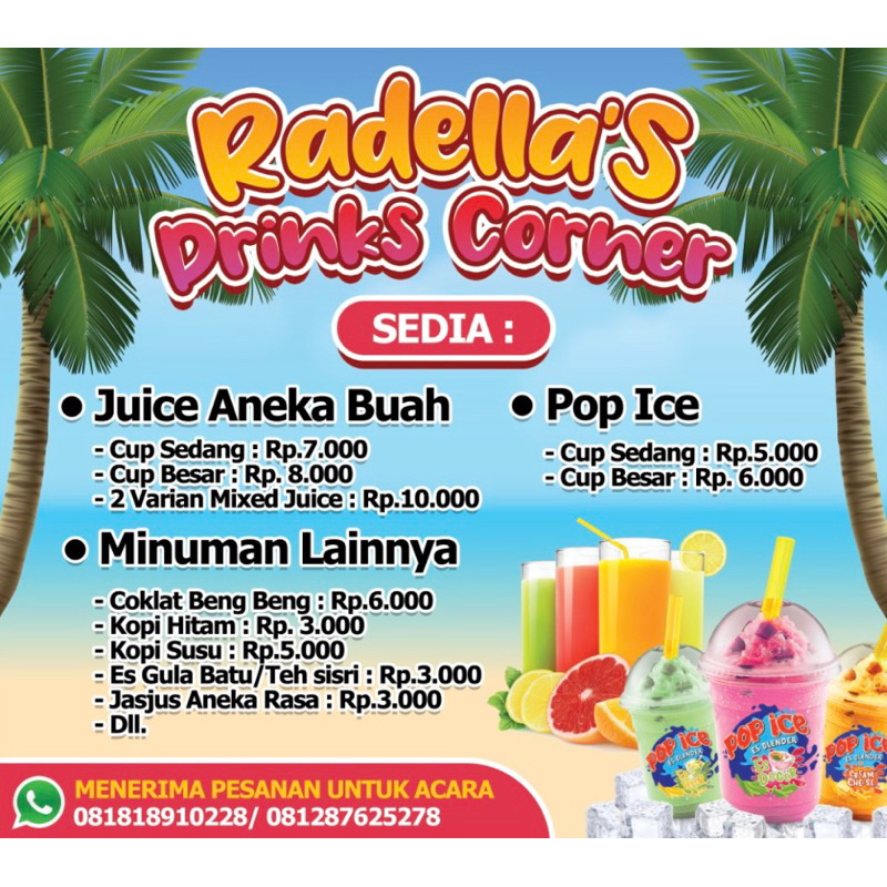 Jual Booth / Etalase / Gerobak Buah Jus Minuman | Shopee Indonesia