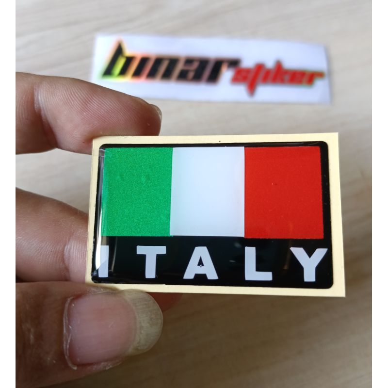 Jual STIKER TIMBUL EMBLEM BENDERA ITALY | Shopee Indonesia
