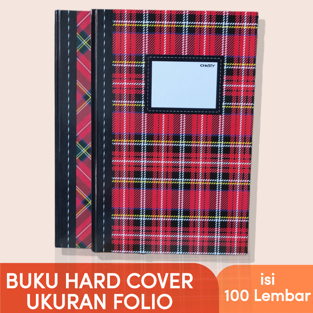 Jual Buku Hard Cover Ukuran Folio Isi 100 Lembar | Shopee Indonesia