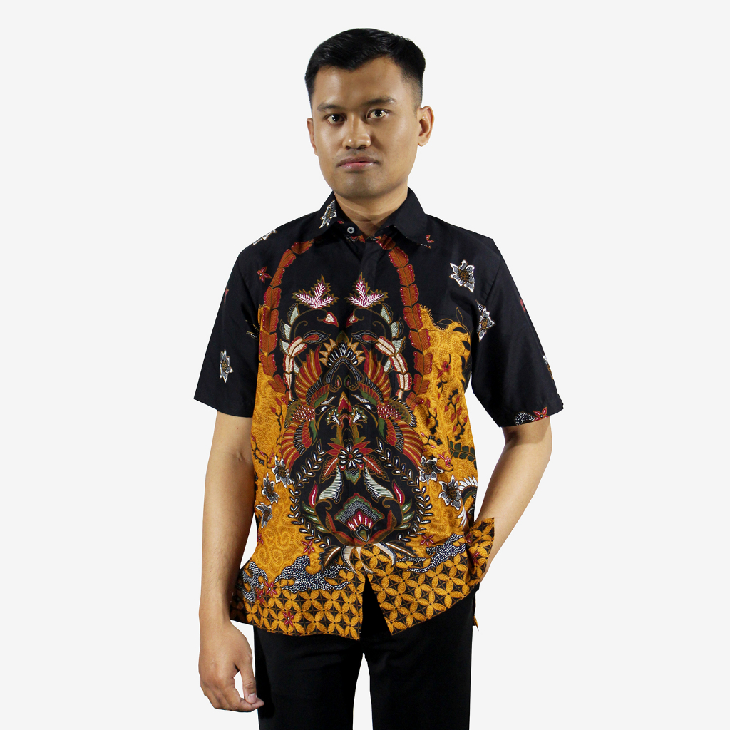 Jual Batik Semar Kemeja Lengan Pendek Batik Katun | Shopee Indonesia