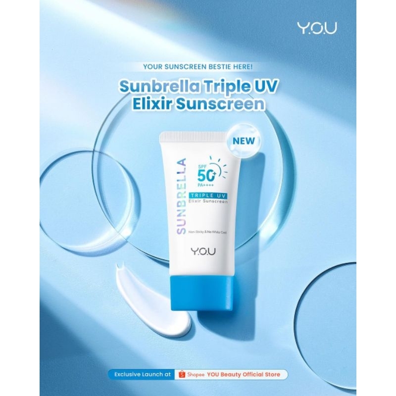 Jual YOU SUNSCREEN SUNBRELLA TRIPLE UV SPF 50 PA+++ | Shopee Indonesia