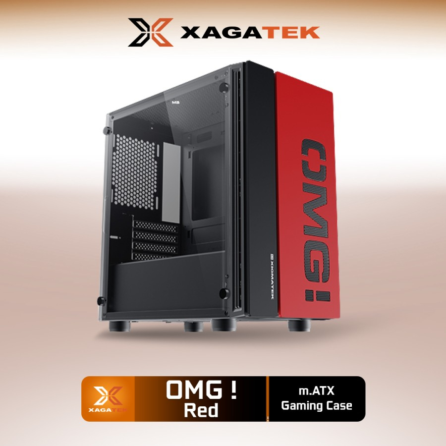 Jual CASING KOMPUTER GAMING PC XAGATEK OMG MINI TOWER CASE MICRO (NON ...