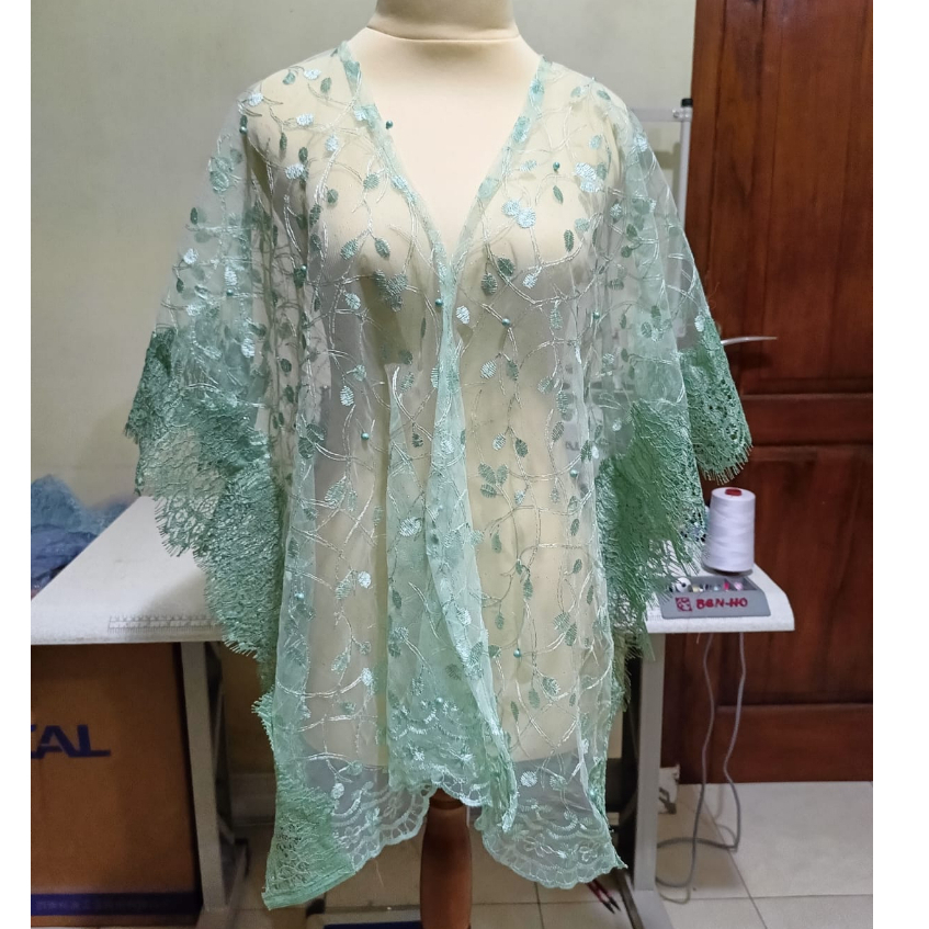 Jual brokat kondangan, outer kebaya, cardigan brokat | Shopee Indonesia