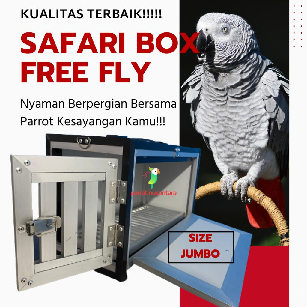 Jual travel box safari box burung parrot free fly jumbo - Kualitas ...