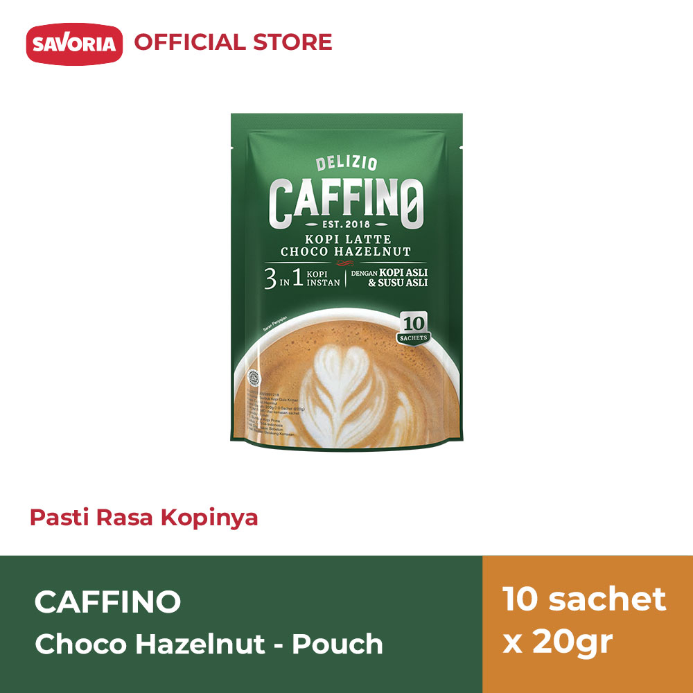 Jual Caffino Choco Hazelnut Pouch - Bubuk Kopi Instan 10 Sachet x 20g ...