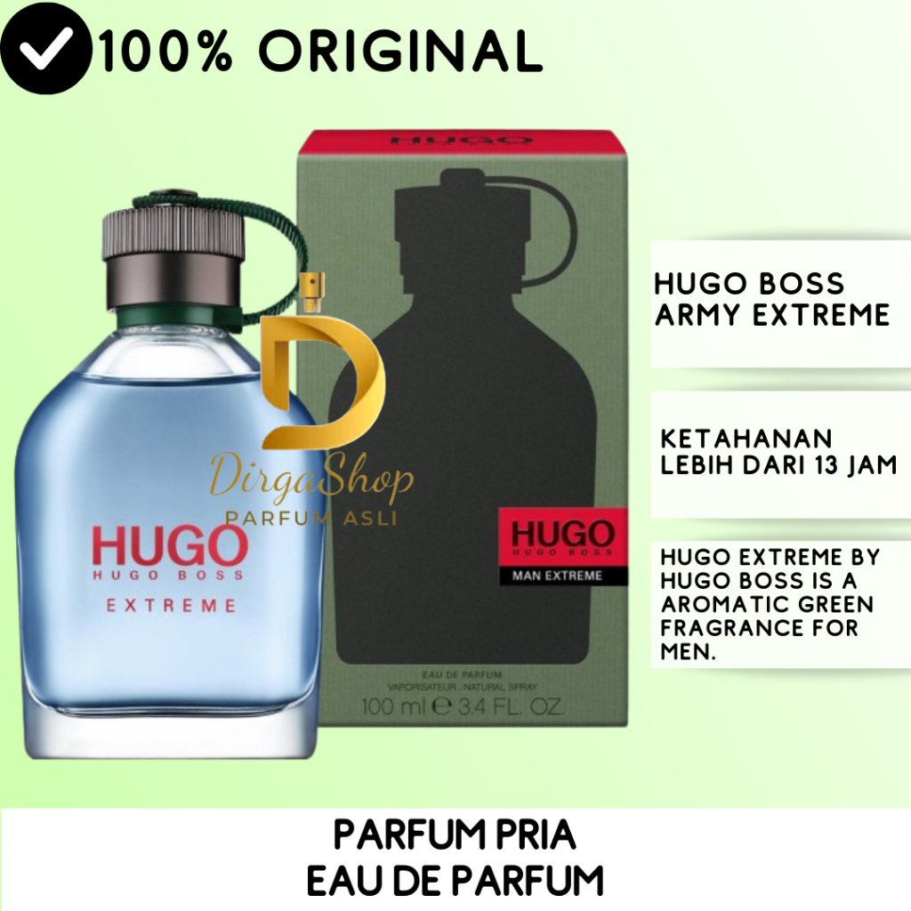 Jual Hugo Boss Army Extreme For Men EDP 100ml Box Segel | Shopee Indonesia