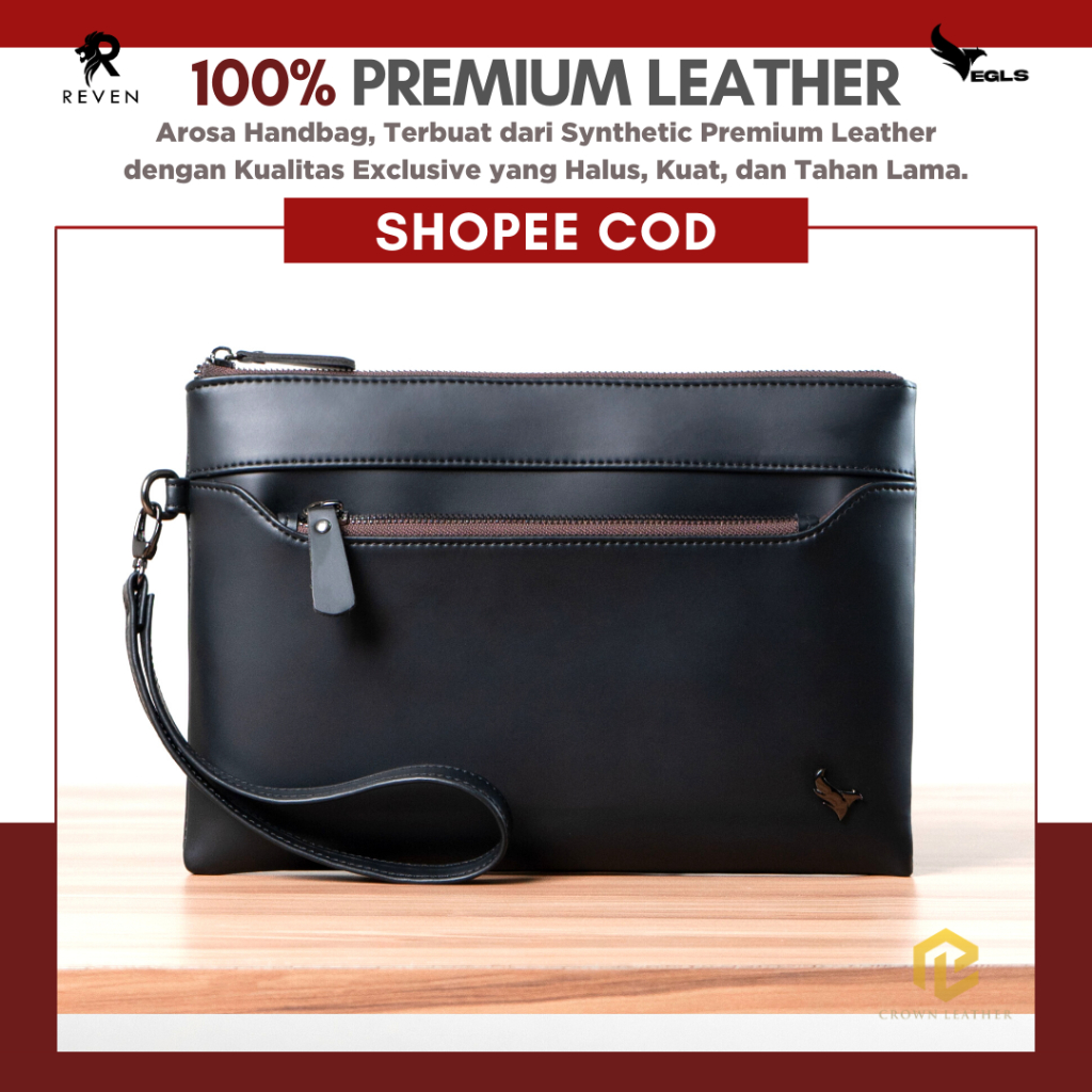 Jual Clutch Tas Tangan Pria Hand Bag Fashion Cowok Terbaru Bahan Kulit ...