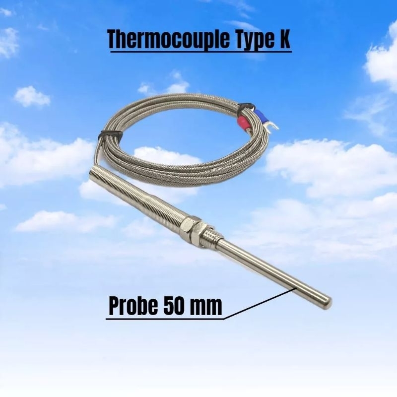 Jual Thermocouple / Termokopel tipe K 50 - 200 mm SERTIFIKAT KAN ...