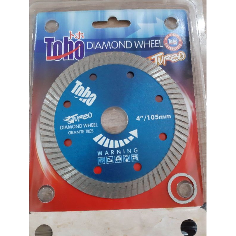Jual DIAMOND WHEELS TOHO 4" GRANITES/TILES. .POTONG GRANIT/KERAMIK TOHO ...