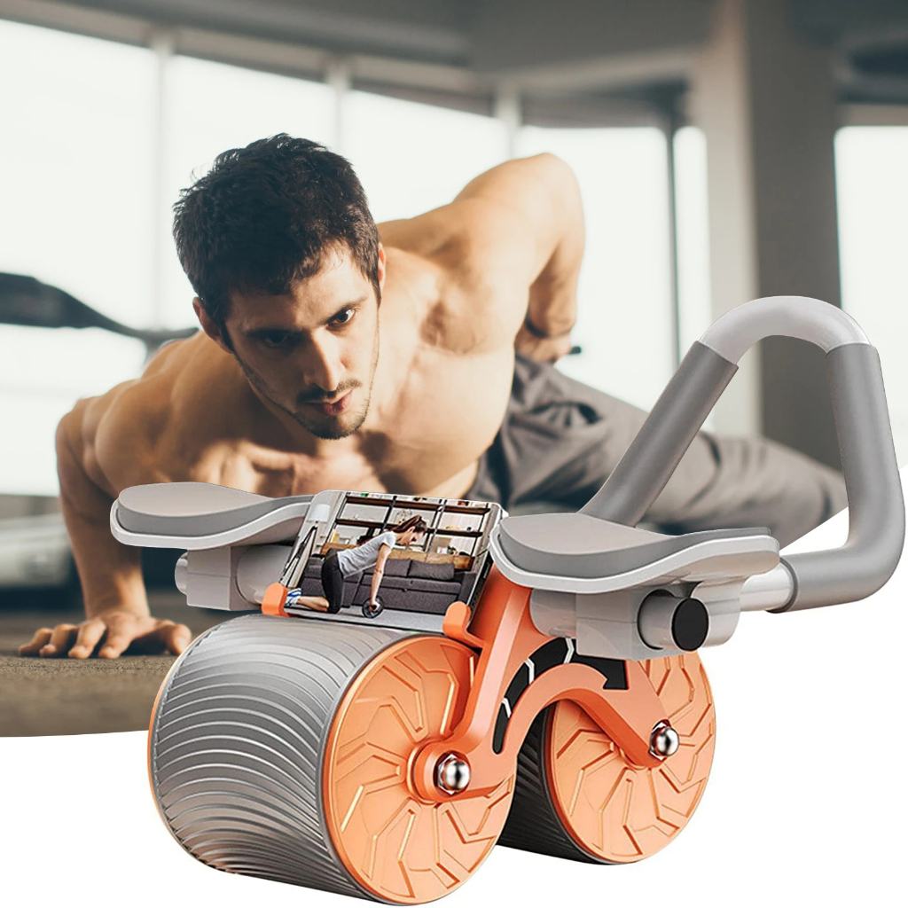 Jual Alat Latihan Perut Fitness Ab Roller ABS Ab Roller Otomatis Fitnes ...