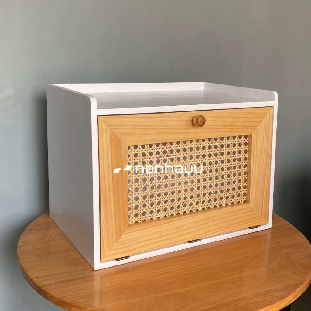 Jual Nanhayu Boxrotan - Box Serbaguna Dengan Tutup Rotan Dekorasi Ruang ...