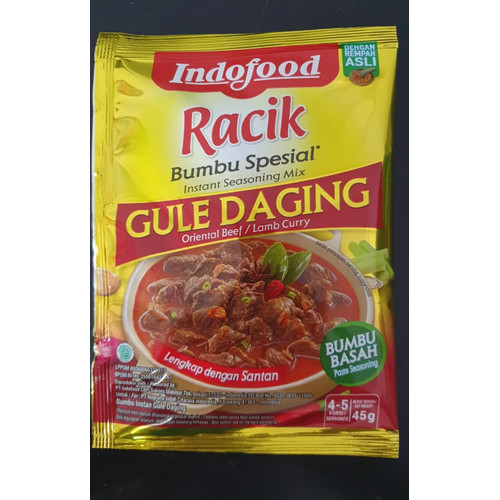Jual Indofood Bumbu Racik Gule Daging 45 gr | Shopee Indonesia