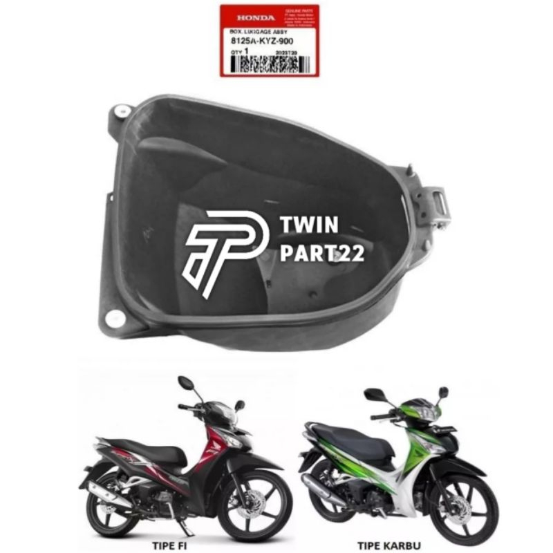 Jual Box bagasi Bawah Jok Honda Supra X 125 Helmen In Karbu Supra X 125 ...