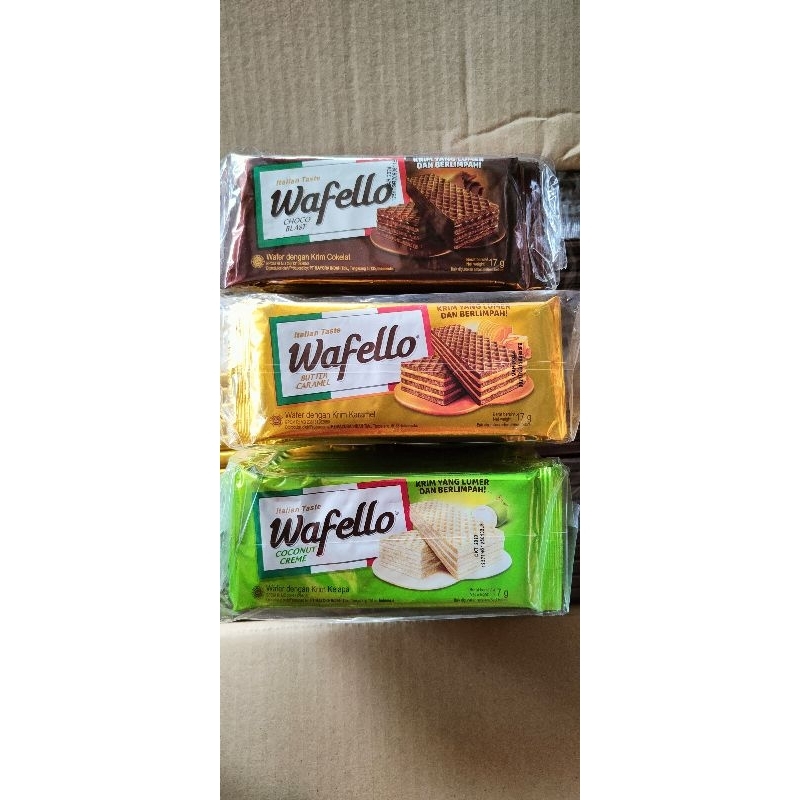 Jual (1000an) WAFELLO RENCENG 17gr MURAH! | Shopee Indonesia