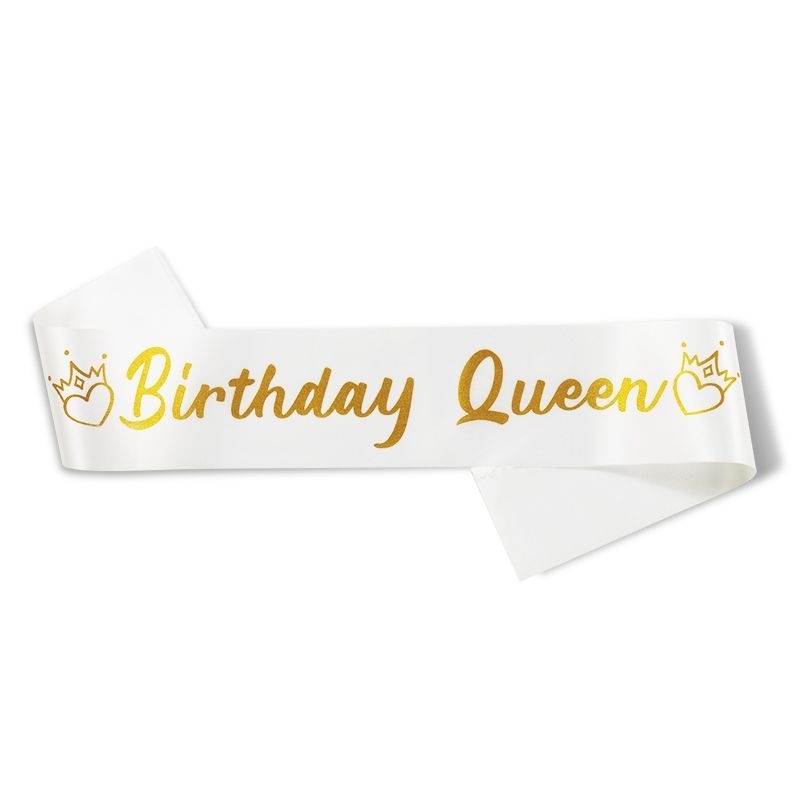 Jual Selempang Sash tulisan Birthday King // Birthday Queen // Happy ...