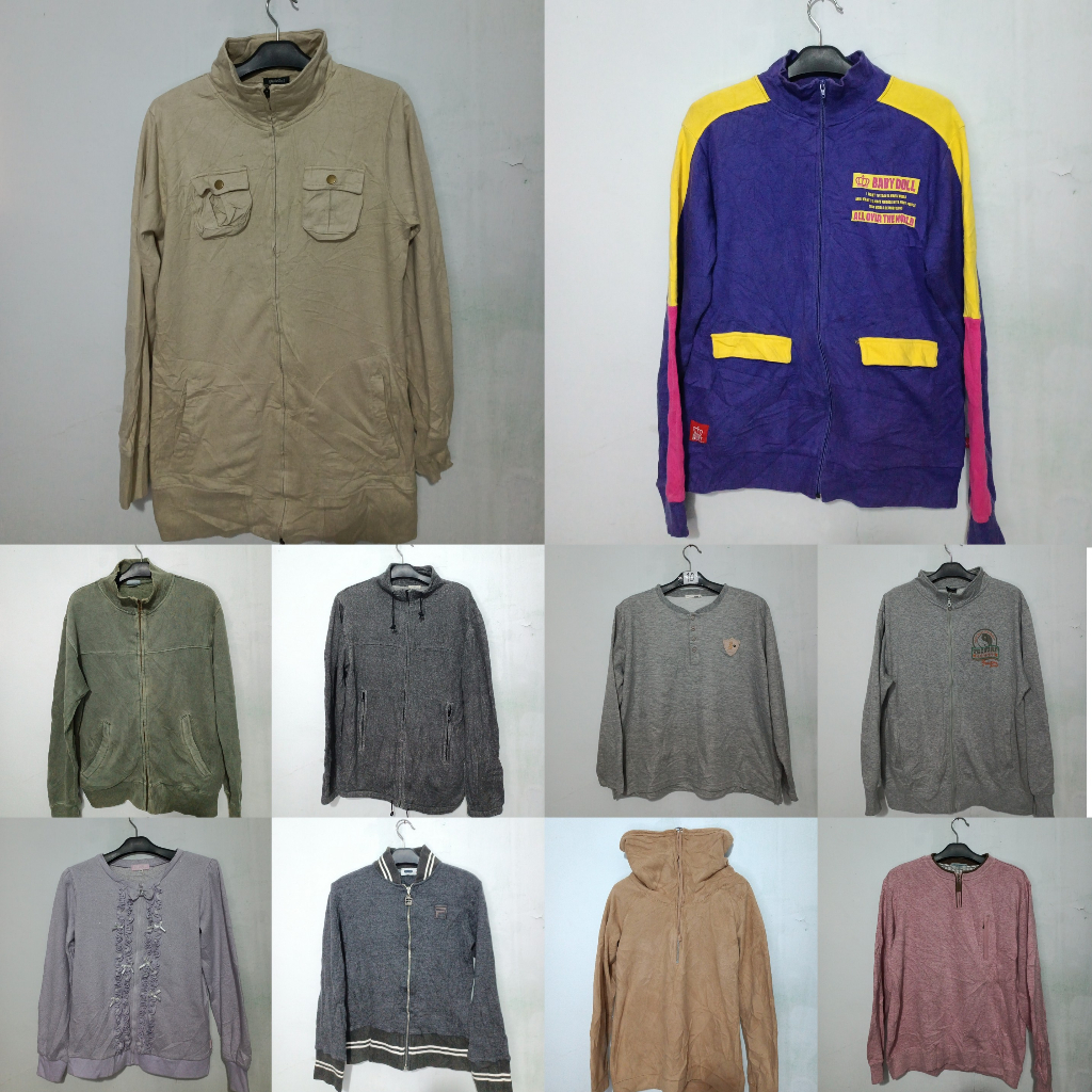 Jual Tracktop / Sweater Zipper / Half Zip / Boomber / Sweater Kancing ...