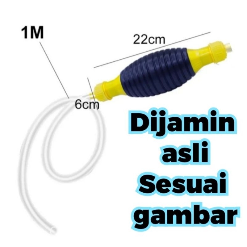 Jual Pompa Tangan penyedot oli Minyak Bensin air Aquarium Manual Hand ...