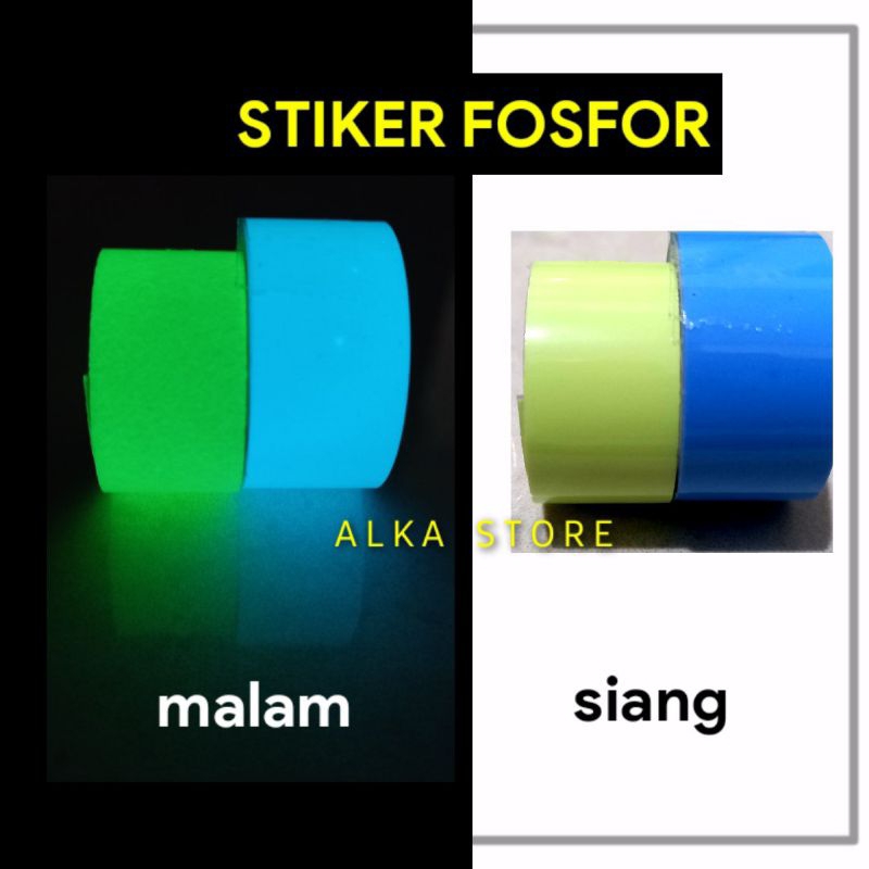 Jual Stiker Fosfor Menyala dalam Gelap Untuk Metal Jig | Shopee Indonesia
