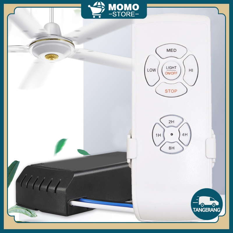 Jual 220V Ceiling Fan Lamp Remote Controller Kit Kipas Angin Plafon ...