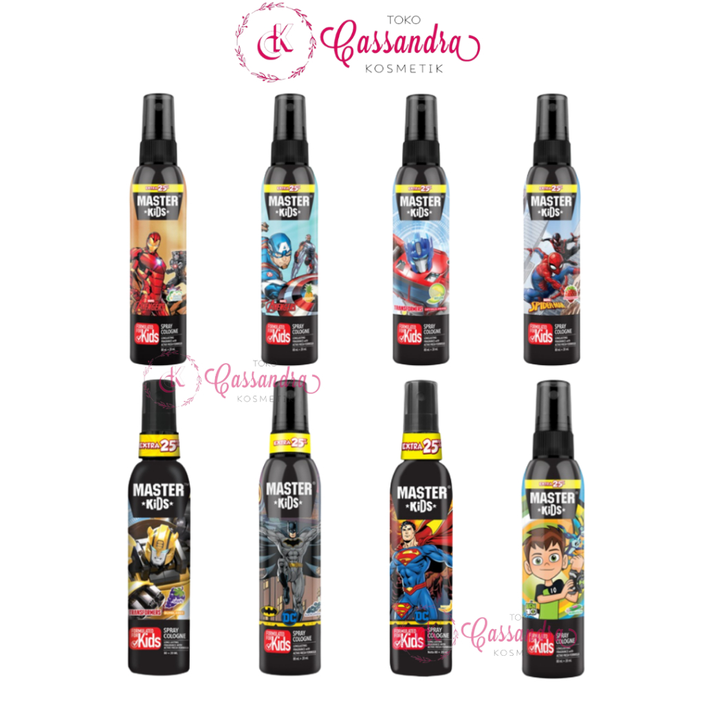 Jual MASTER KIDS SPRAY COLOGNE 100ML | Shopee Indonesia